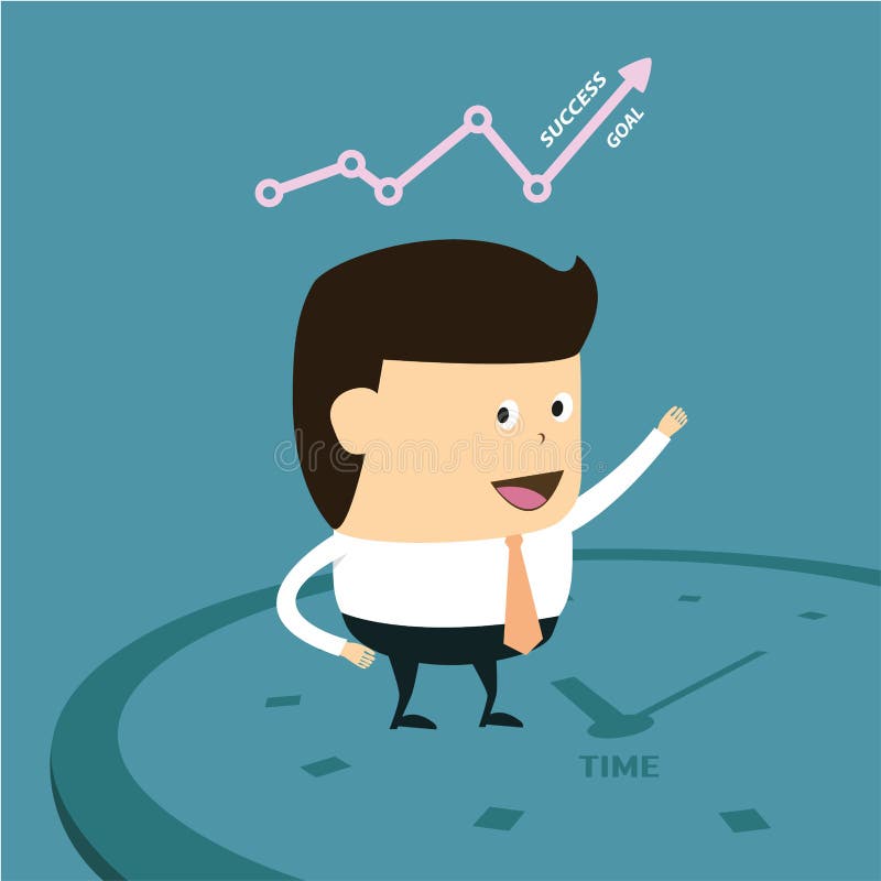 Time Success Flat 3d Web Isometric Infographic Business Concept Stock ...