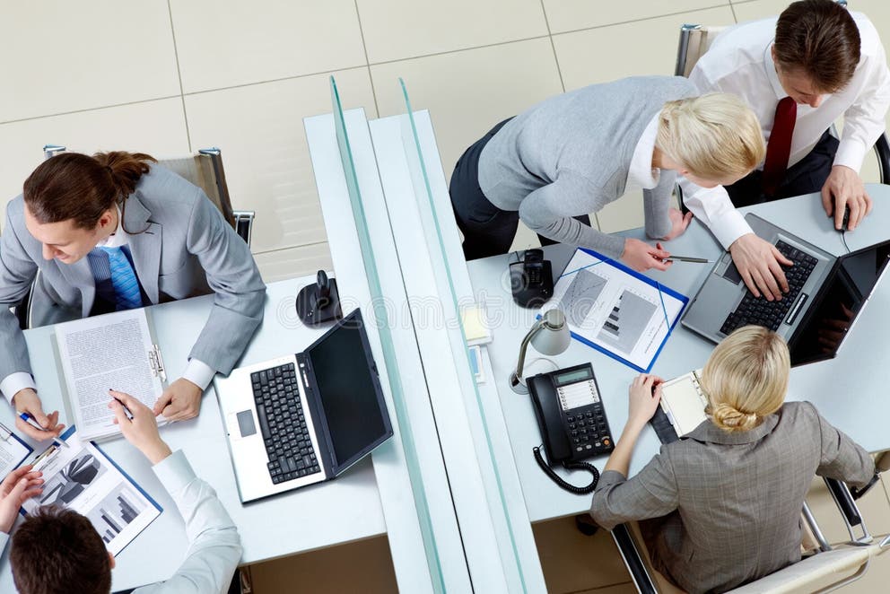 Working together stock image. Image of employee, adult - 14473005