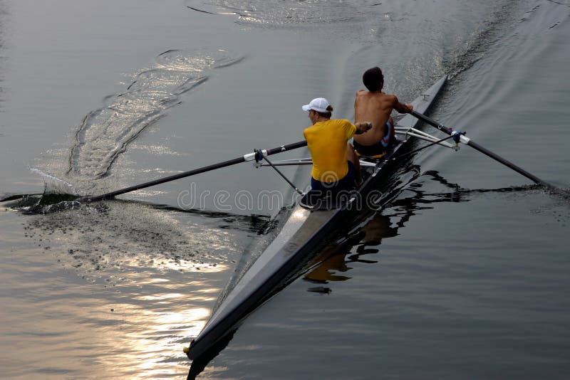 Working together stock image. Image of boat, working, sculling - 255229