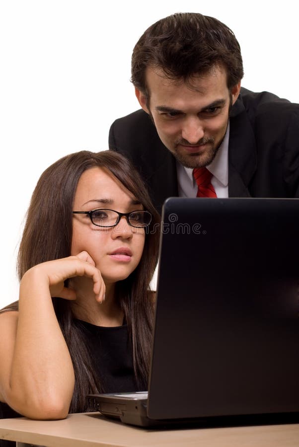 Working together stock photo. Image of attractive, expression - 6483114