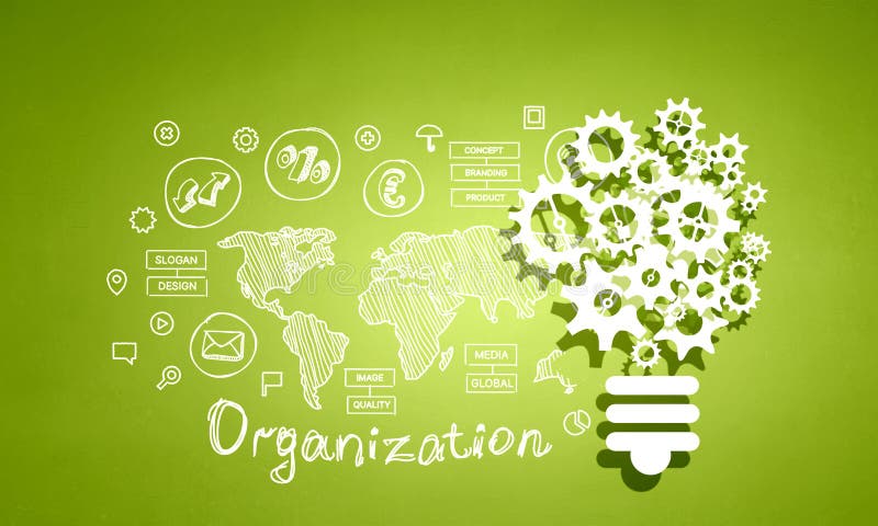 Working Together As One Mechanism Stock Illustration - Illustration of ...