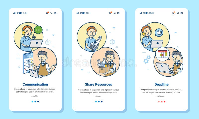 Working Together with Distance Separated or Remote Working Flow with ...
