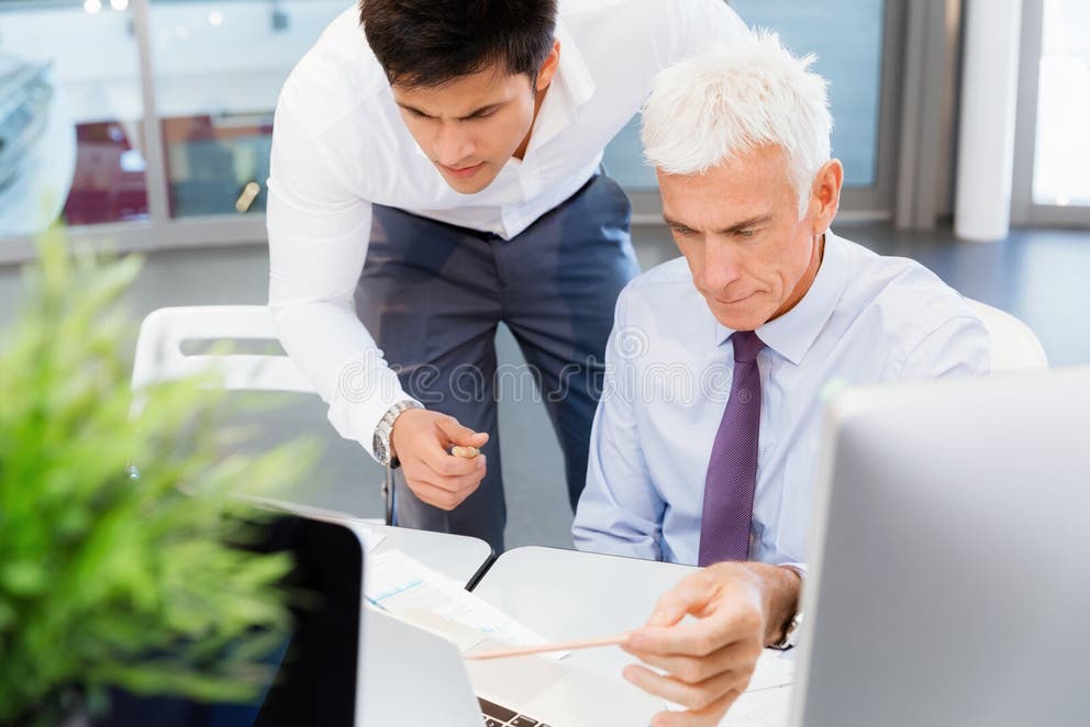 Working Together Effectively Stock Image - Image of group, pointing ...