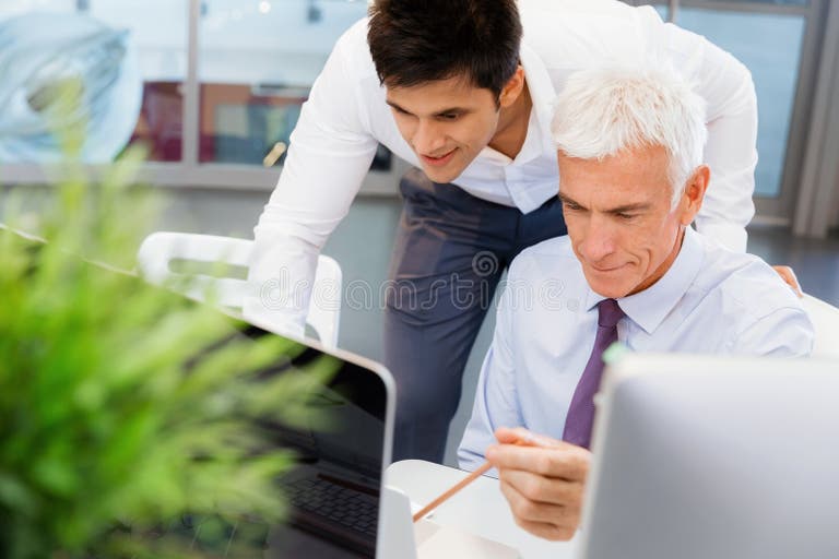 Working Together Effectively Stock Image - Image of looking, casual ...