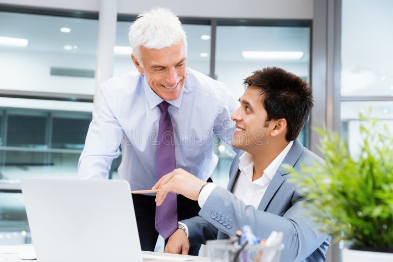 Working Together Effectively Stock Photo - Image of computer ...