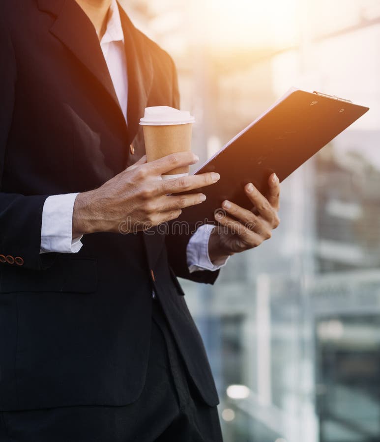 Working Together on Project. Two Young Business Colleagues Working on ...