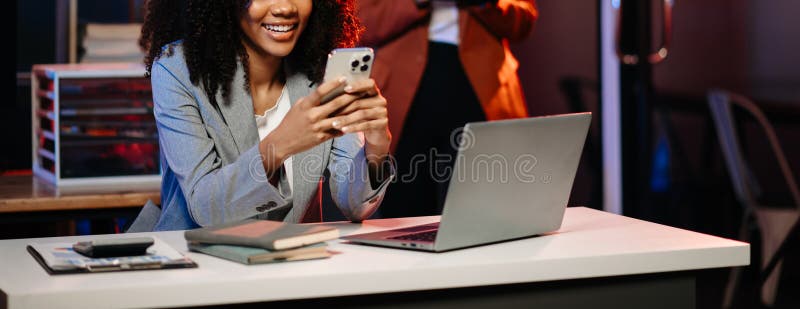 Working Together on a Project Two Young Business Colleagues Working on ...