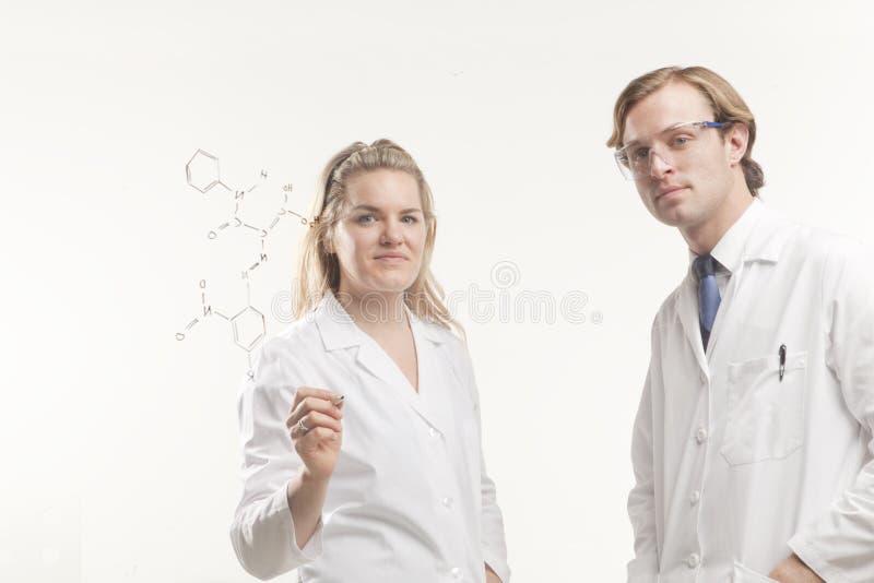 Working Together in Science Stock Image - Image of people, professional ...