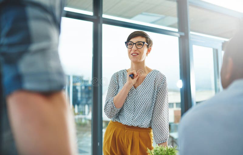 Working Together To Get the Task Done. Businesspeople Working Together ...