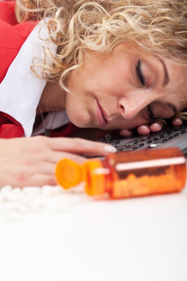 Working too much stock photo. Image of business, pain - 22265642