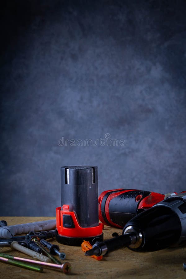 Working Tool. Old Screwdriver. Used Power Tools. Construction and ...