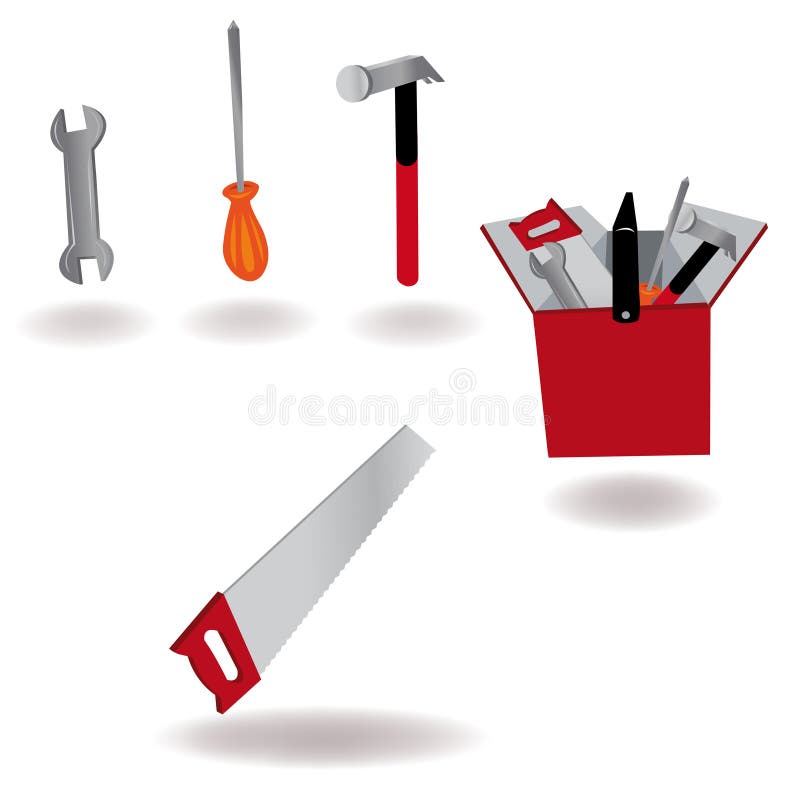 Working Tools stock illustration. Illustration of equipment - 27181336