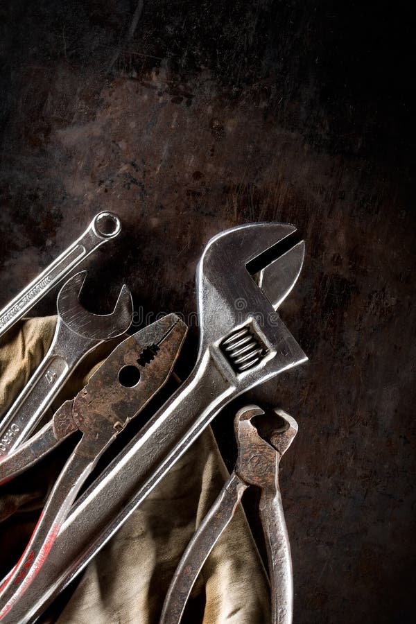 Mechanic tools stock image. Image of contrast, closeup - 15681947