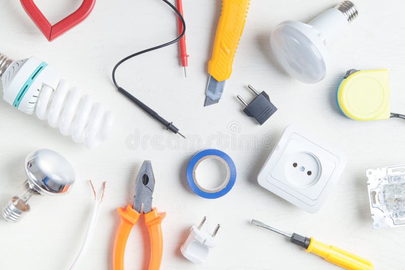 Components for Use in Electrical Installations. Cut Pliers, Connectors ...