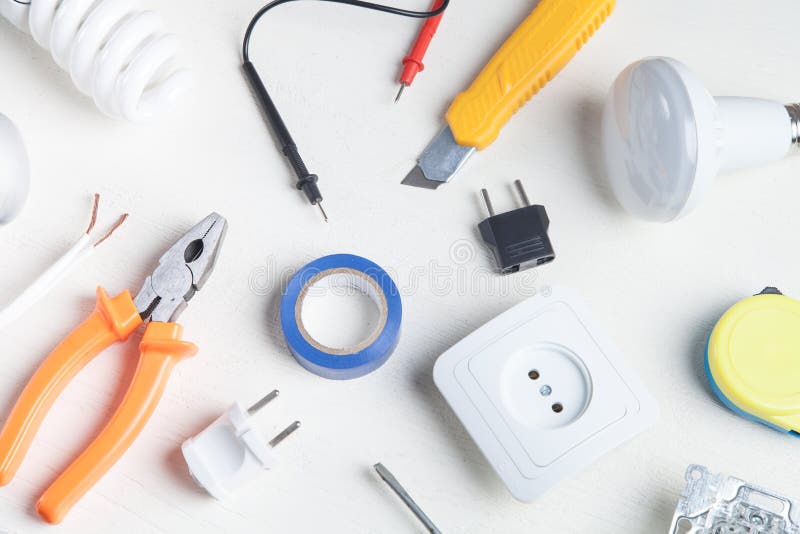 Components for Use in Electrical Installations. Cut Pliers, Connectors ...