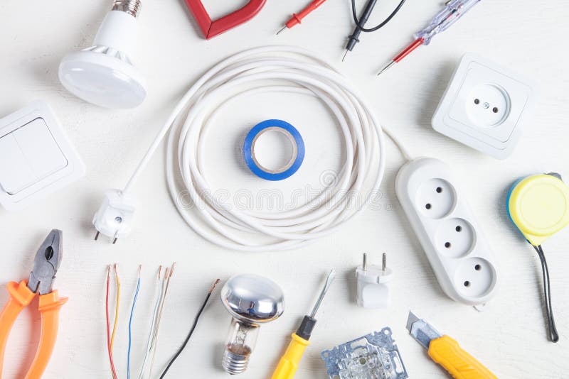 Components for Use in Electrical Installations. Cut Pliers, Connectors ...