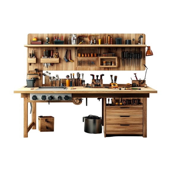 Working Tools Setup for Carpenter on Transparent Background - Ai ...