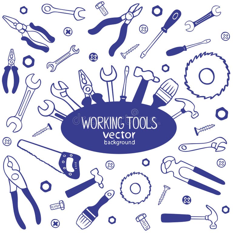 Doodles Construction Tools Stock Illustrations – 91 Doodles ...