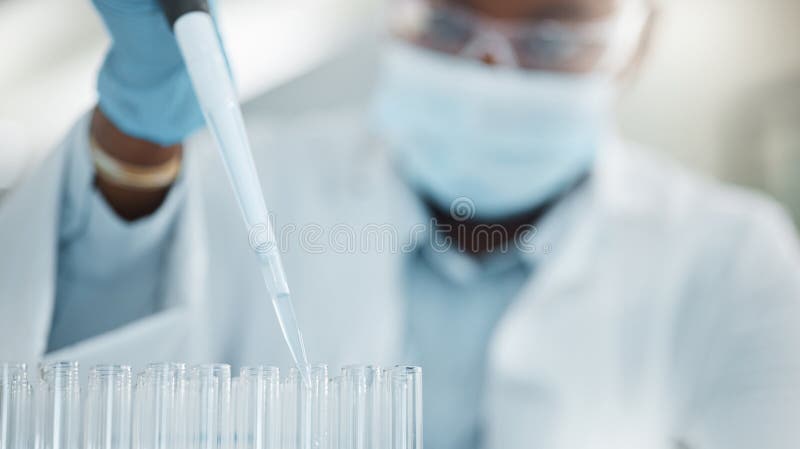 Working Towards the Precise Cure. a Young Scientist Working with ...