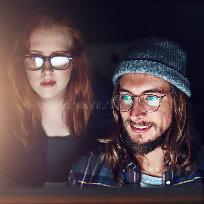 Working Towards Their Big Picture Goals. a Business Team Looking at a ...