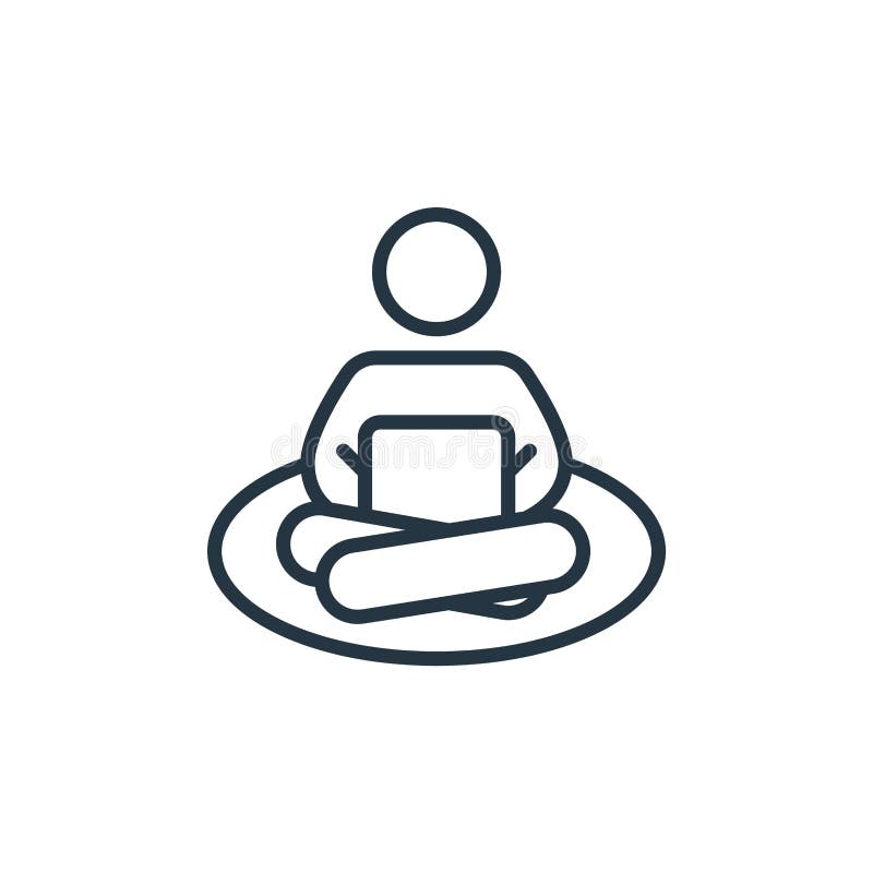 Working Vector Icon. Working Editable Stroke. Working Linear Symbol for ...