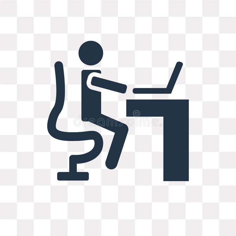 Working Vector Icon Isolated On Transparent Background, Working Stock ...