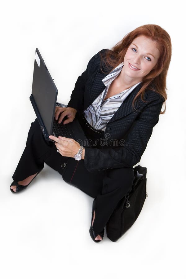 Working while waiting stock photo. Image of beautiful - 2869298