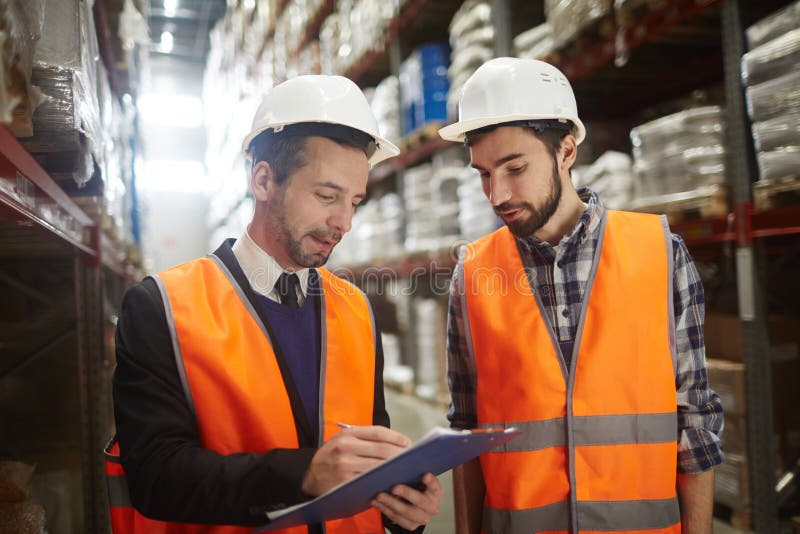 Working in warehouse stock photo. Image of employee, group - 93203564