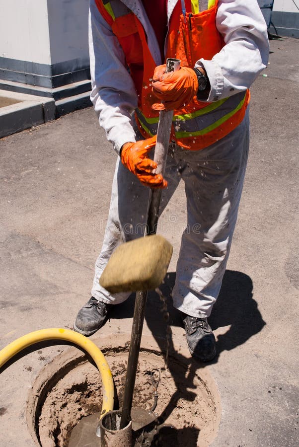 Working with Water stock photo. Image of yellow, outside - 35646660