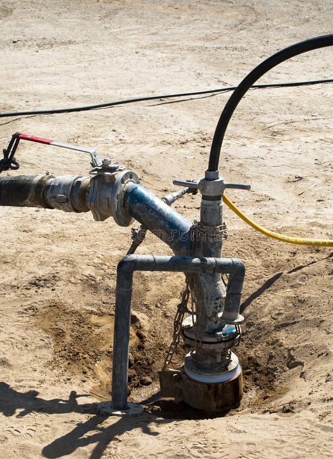 Working Well for Uranium Production Stock Photo - Image of drilling ...