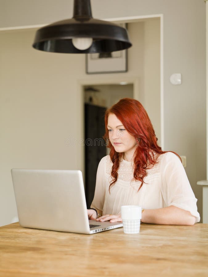 Working woman stock image. Image of portrait, cheerful - 28058903