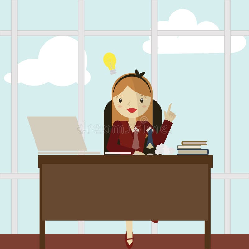 Working Women Icon Great for Any Use. Vector EPS10 Stock Vector ...