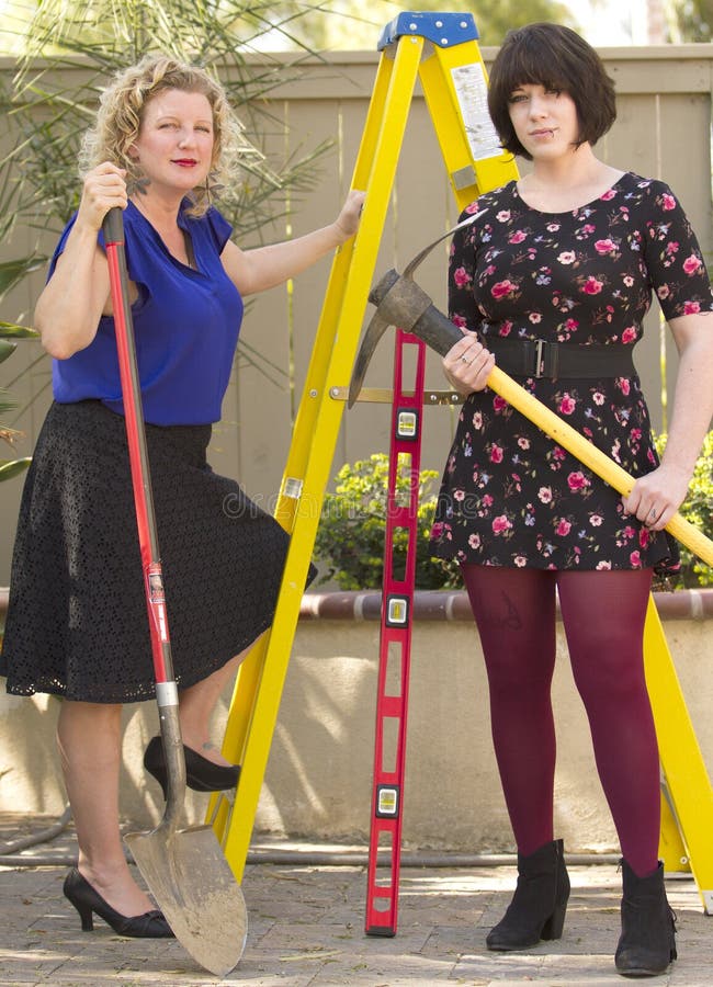 Working Women at Work stock photo. Image of gardens, buddies - 53293708