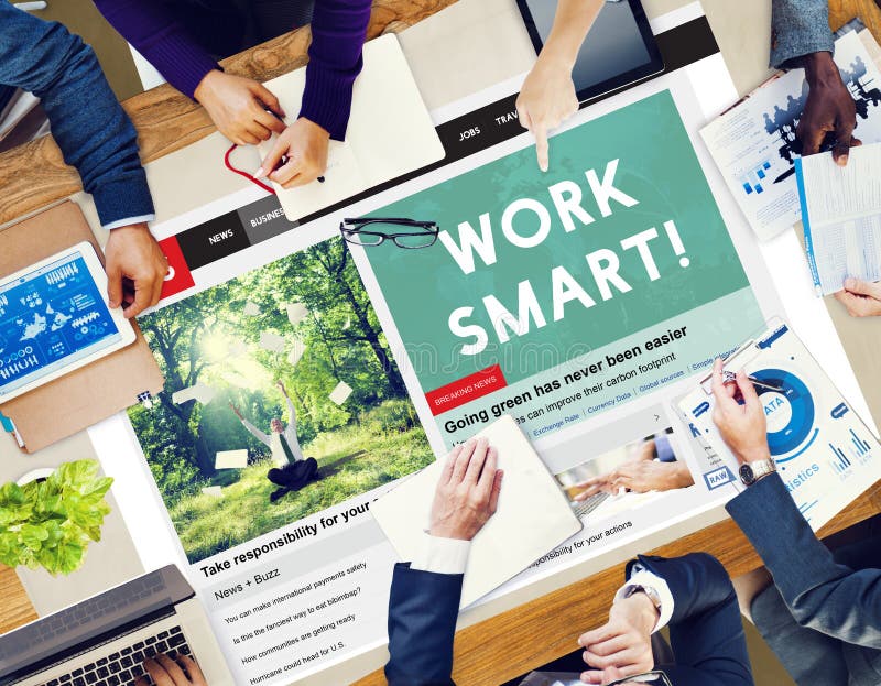 Working Work Smart Growth Development Passion Concept Stock Photo ...