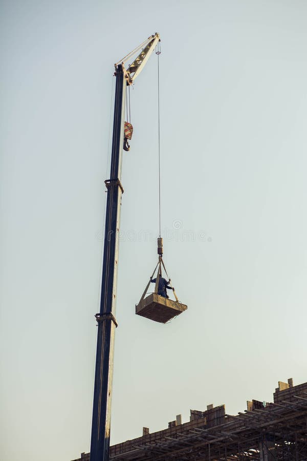 Working stock image. Image of construction, basket, operation - 37799393