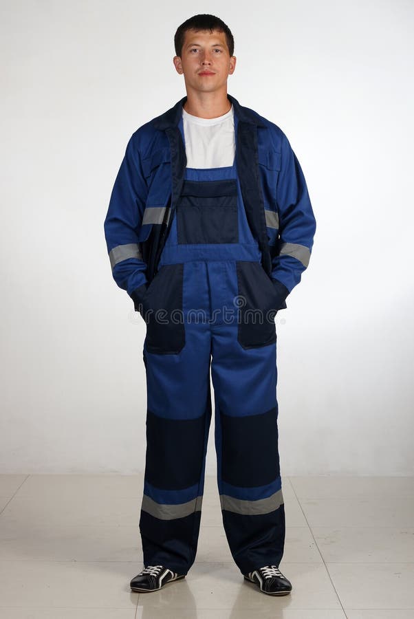 Workman stock image. Image of clothes, boilersuit, smock - 40485247