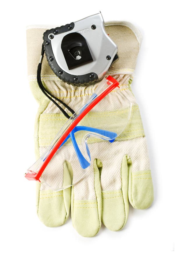 Workman clothing and tools stock image. Image of equipment - 14034439