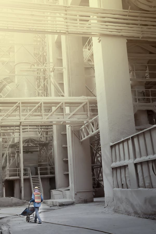 Workman in factory stock image. Image of development - 14623059