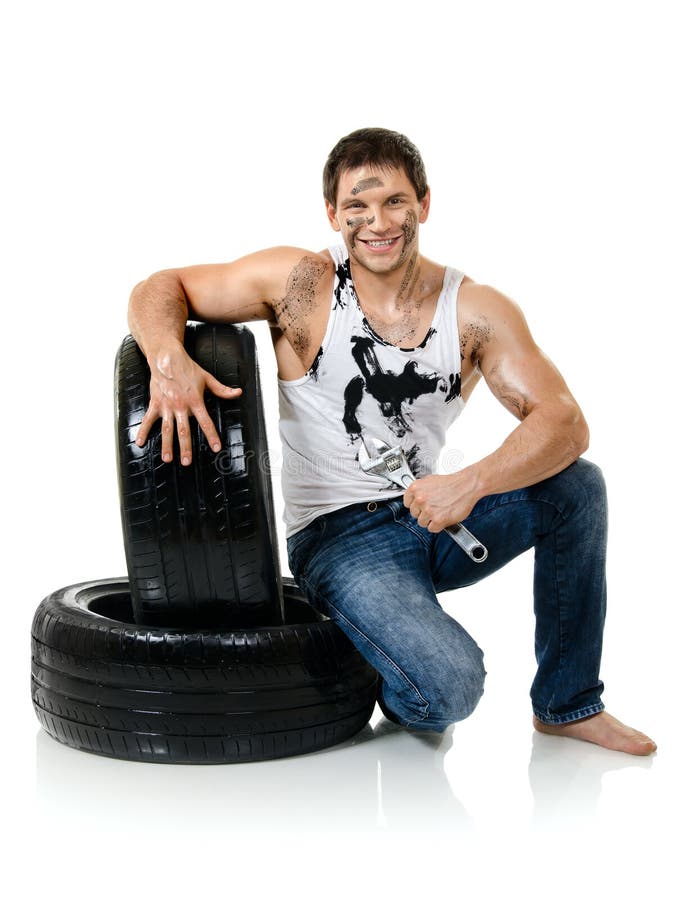 Workman stock photo. Image of joyful, brawny, craftsman - 38993644