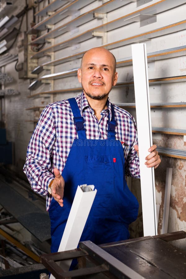 Workman Working on Metal Roller Door Stock Image - Image of compressors ...