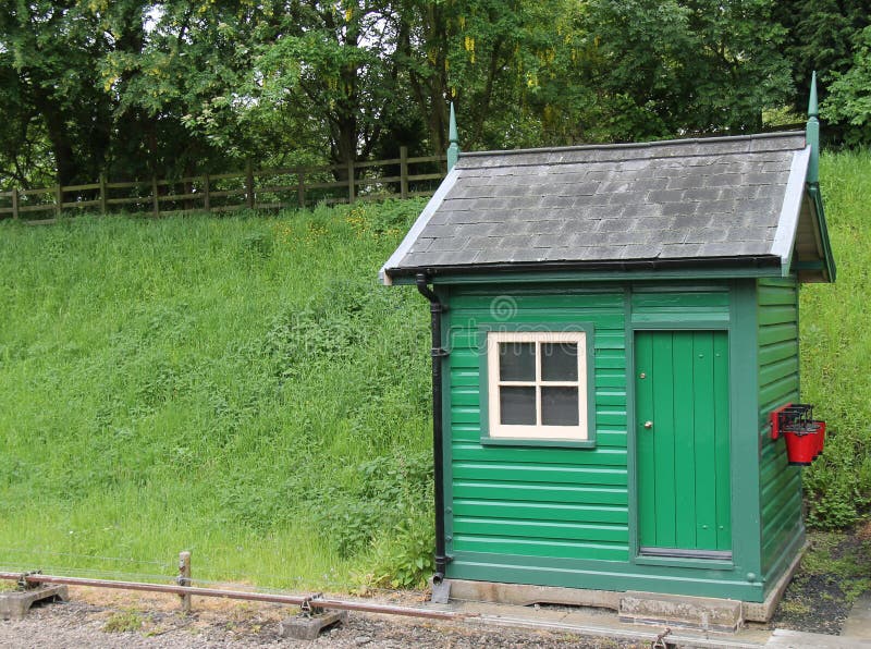Workmans Store Hut. stock photo. Image of train, nostalgic - 108542740