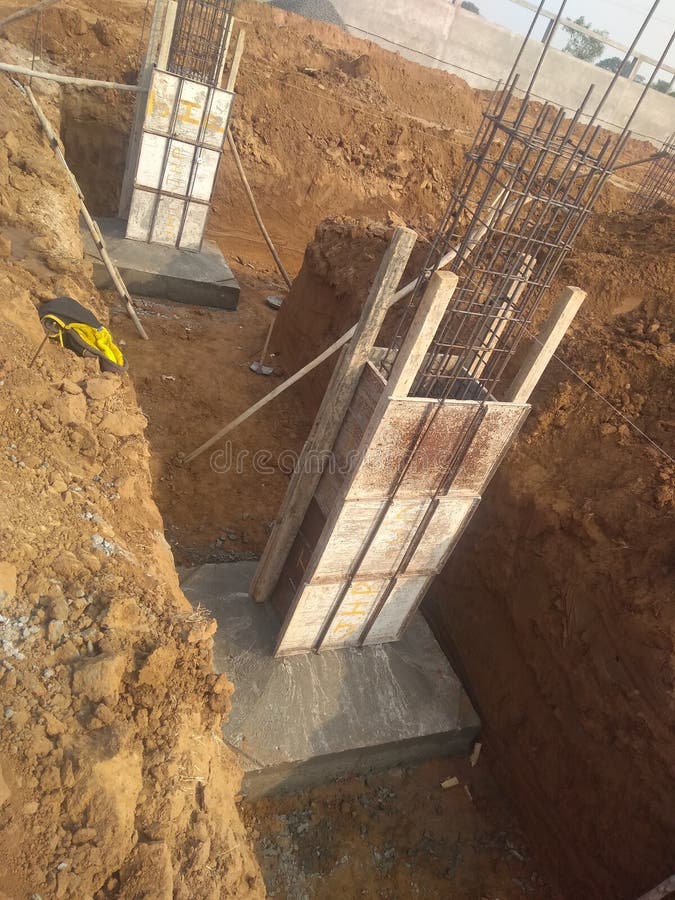 Workmanship in Civil Work for Factory Business Stock Image - Image of ...