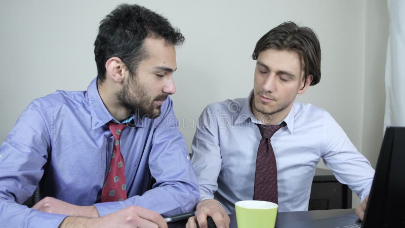 Workmates Working on Project Stock Footage - Video of information, work ...