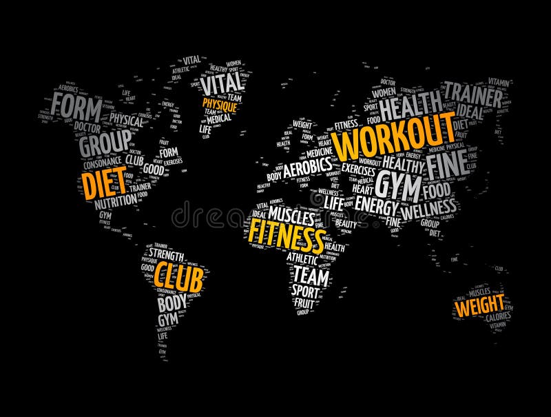 WORKOUT Check Mark Word Cloud Collage, Fitness, Health Concept ... WORKOUT Check Mark Word Cloud Collage, Fitness, Health Concept ...