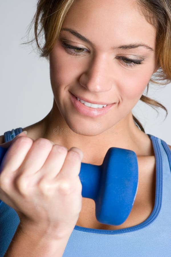 Workout Girl stock photo. Image of person, lifting, close - 10394700