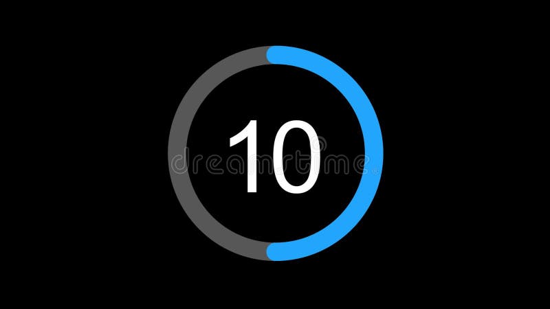 WORKOUT GYM Countdown Timer with Black Background Stock Footage - Video ...