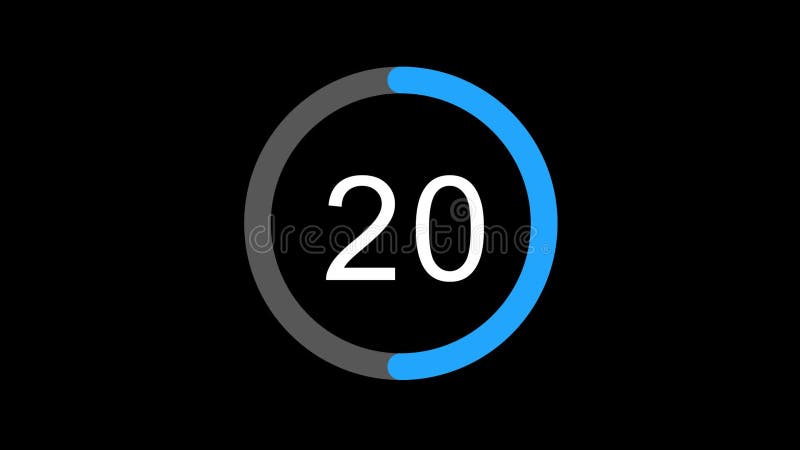 WORKOUT GYM Countdown Timer with Black Background Stock Video - Video ...