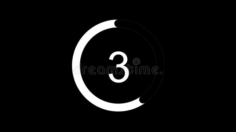 WORKOUT GYM Countdown Timer with Black Background Stock Footage - Video ...