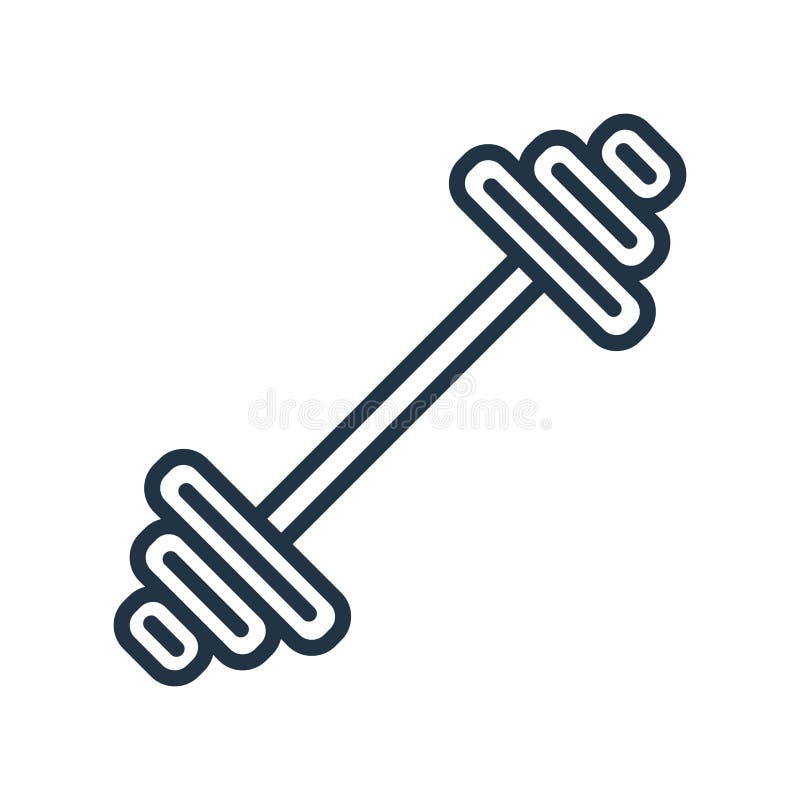 Workout Icon Isolated on White Background, Workout Sign Stock Vector ...