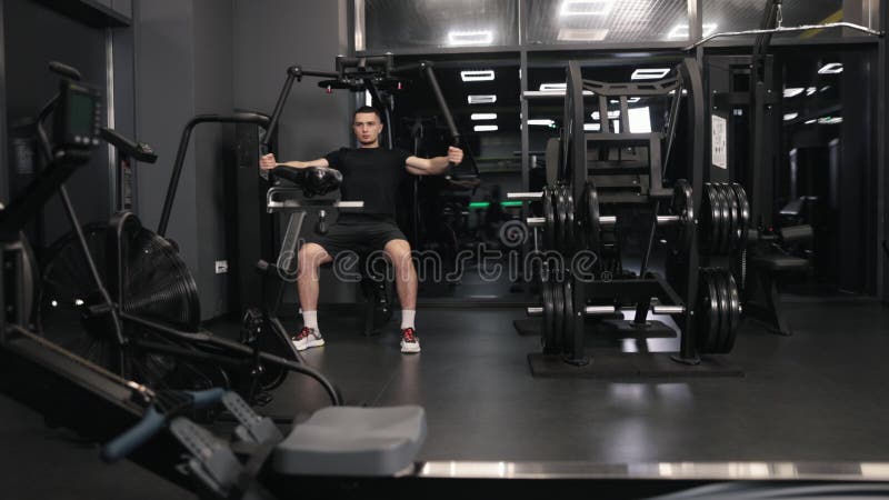 Workout Machine, Dumbbell Workouts, Pectoral Muscles Stock Footage ...